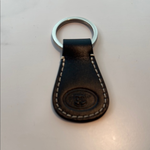 Dooney & Bourke | Accessories | Dooney Bourke Black Leather Keychain ...
